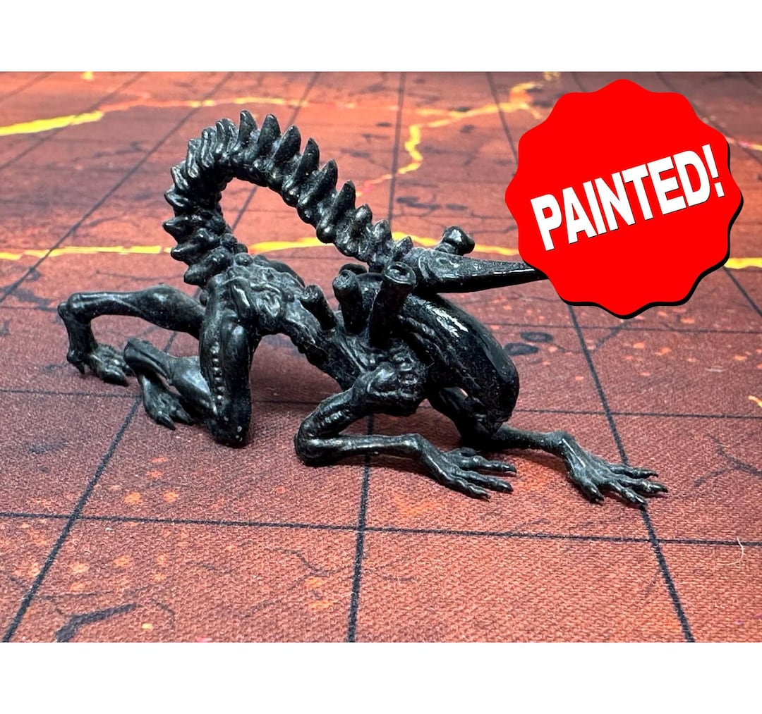 PAINTED Dnd Alien Xenomorph Hive Sci-fi Horror Acid Blood Creature 28mm ...