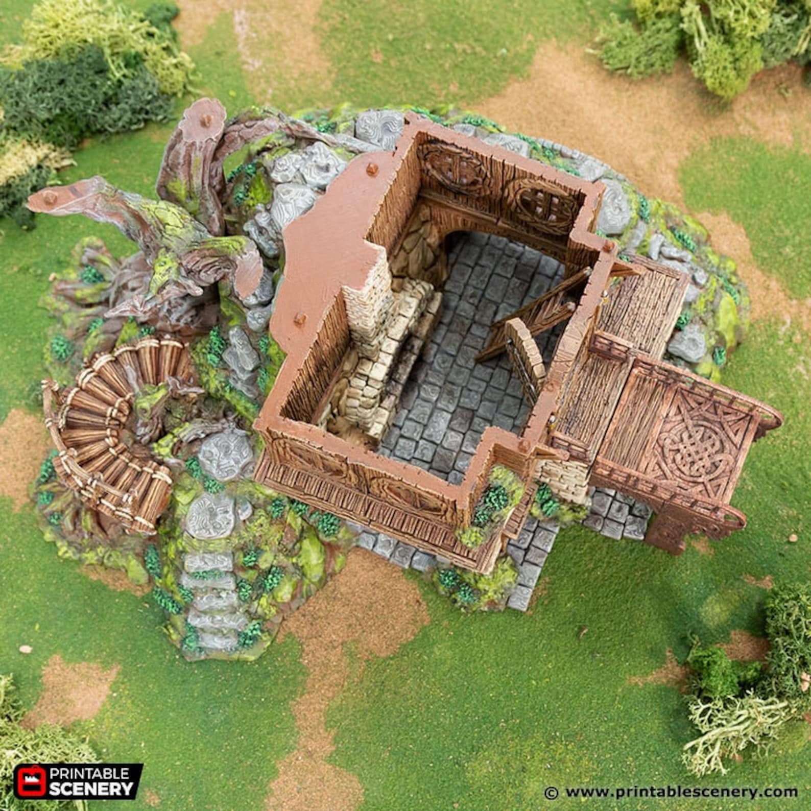 Dnd Master Builders Workshop Hobbit Halfling Hole Rise of the Halflings ...