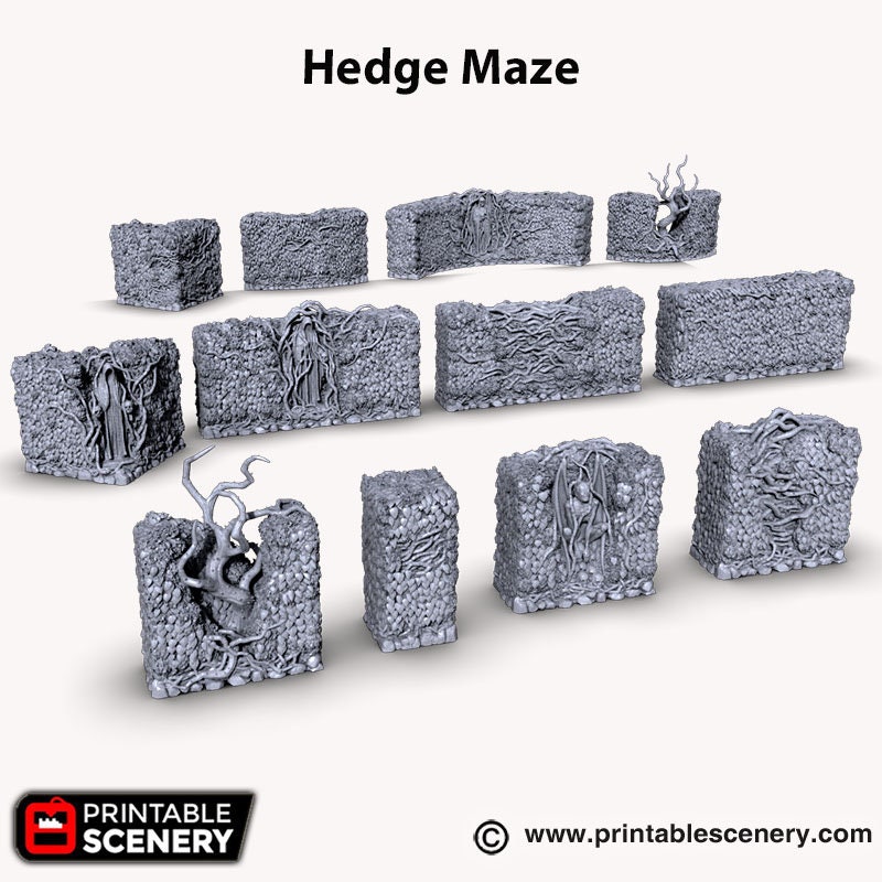 Dnd Hedge Maze for Castle Trap and More Tabletop Scatter | Etsy