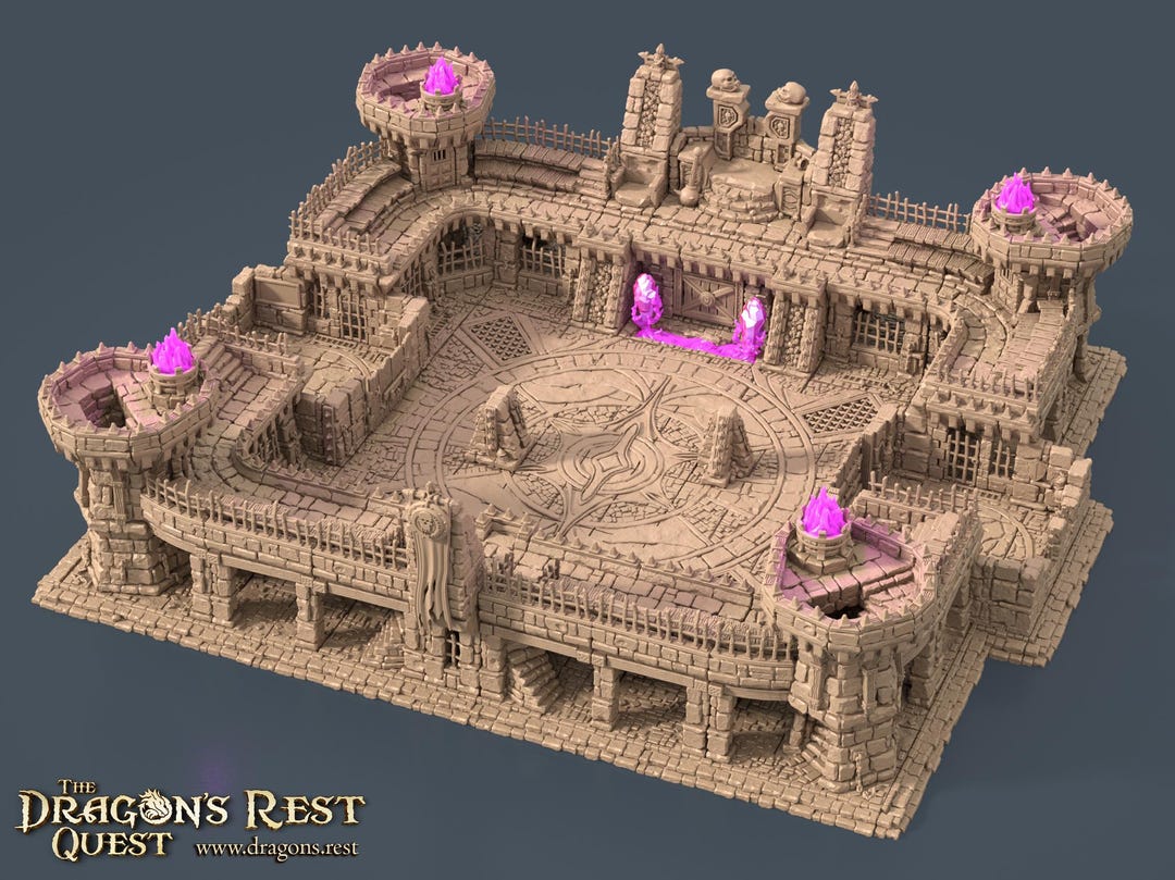 Dnd Brutal Legion Arena Heroquest Board HQ5 Ogre Horde Expansion Dragon ...