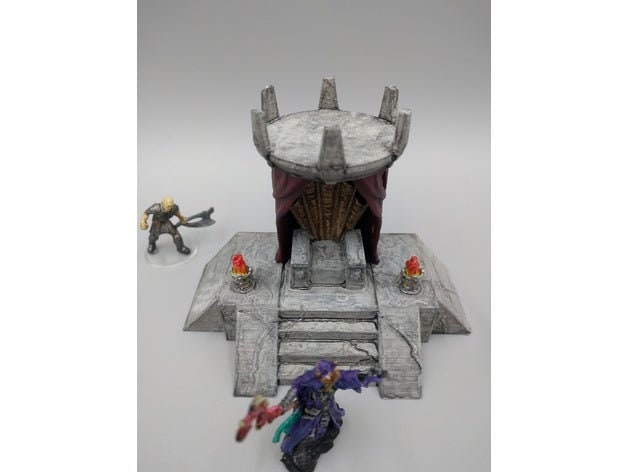 Dnd Lich Undead Throne- Phylactery Cursed Undead Lord Tabletop Scatter ...