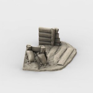 Dnd WWII Trenches Urban Tabletop Scatter Terrain RPG D&D Dungeons and ...