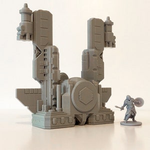 Dnd Sci-fi Grav Barge Star Wars Legion 28mm Tabletop Scatter Terrain ...