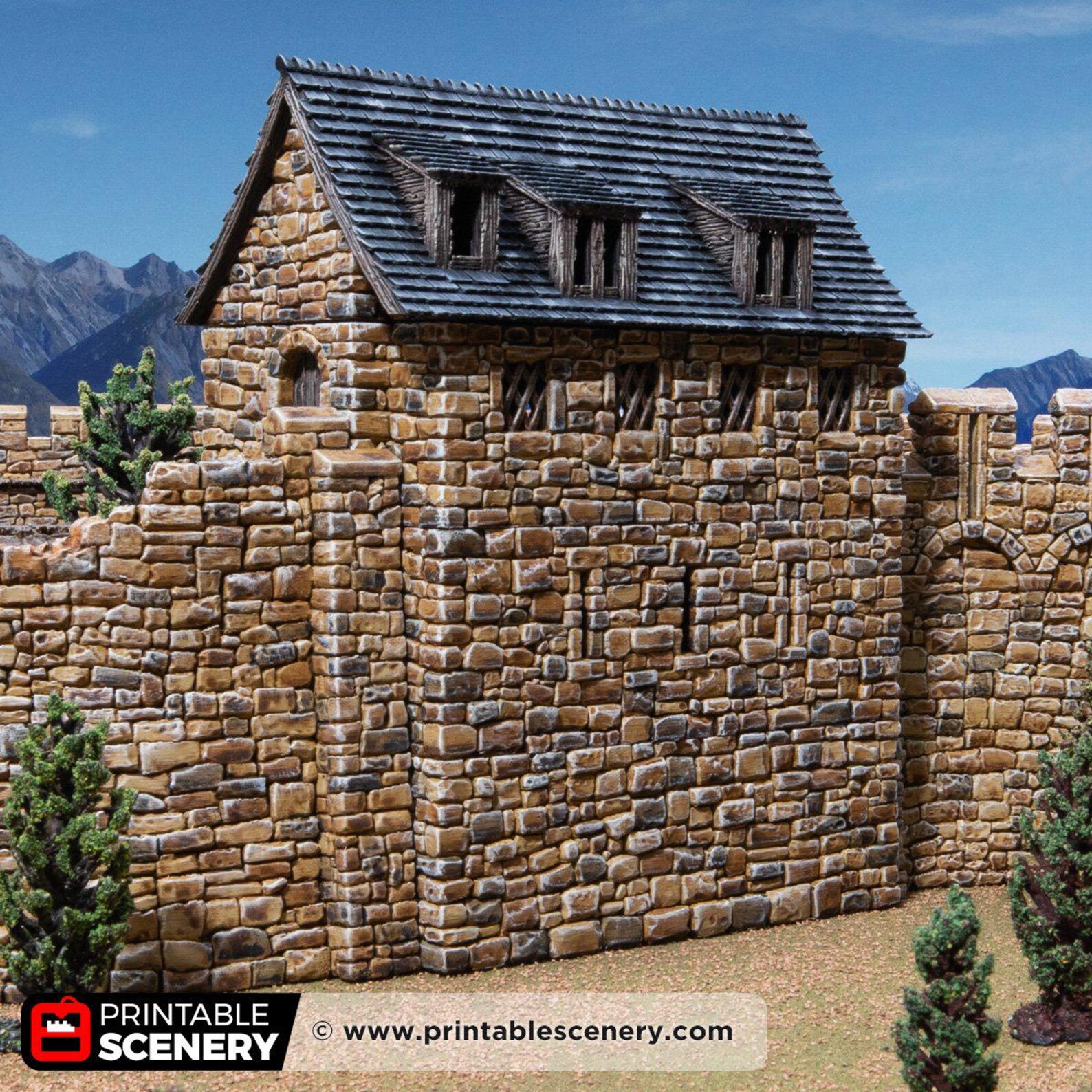 Dnd Banquet Hall for Medieval Castle Fortress Walls RPG Pathfinder ...