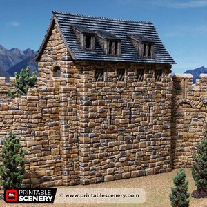 Dnd Banquet Hall for Medieval Castle Fortress Walls RPG Pathfinder ...
