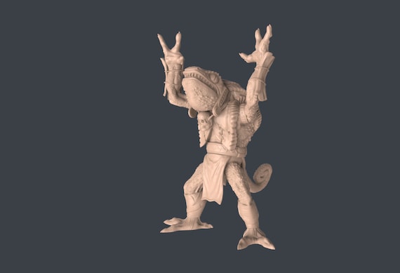 Dnd Lizard Mage Shaman V2 Lizard Men Where Legends Fall - Etsy