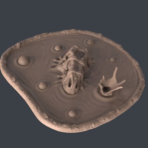 Dnd Tar Pits Set Sink Holes Quicksand Swamp Lizard Men Tabletop Scatter ...