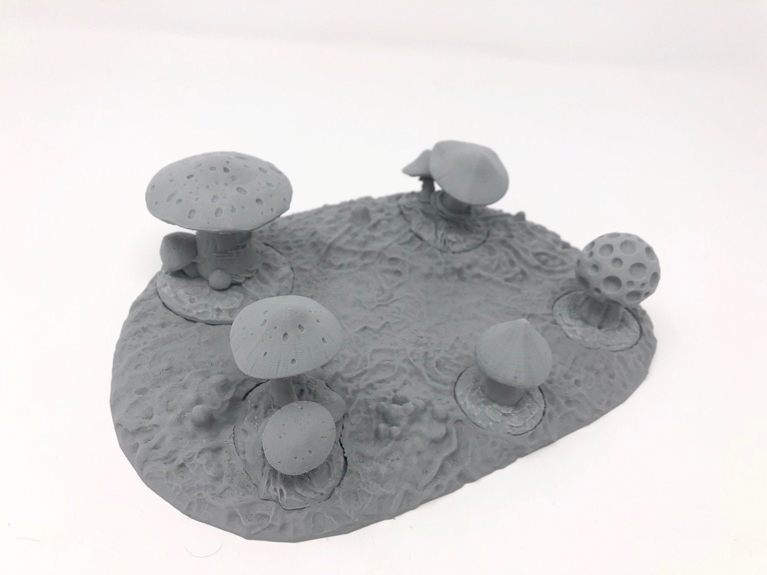Dnd Fungal Patch With Base Mushroom Forest Tabletop Scatter Terrain RPG ...