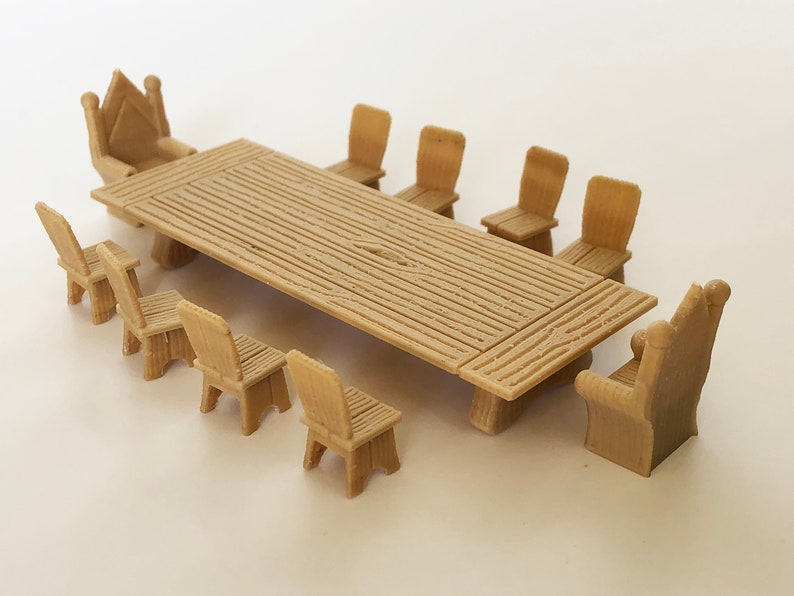 Dnd Lord's Banquet Table Chairs Kings Feast Castle Buffet- 28mm ...