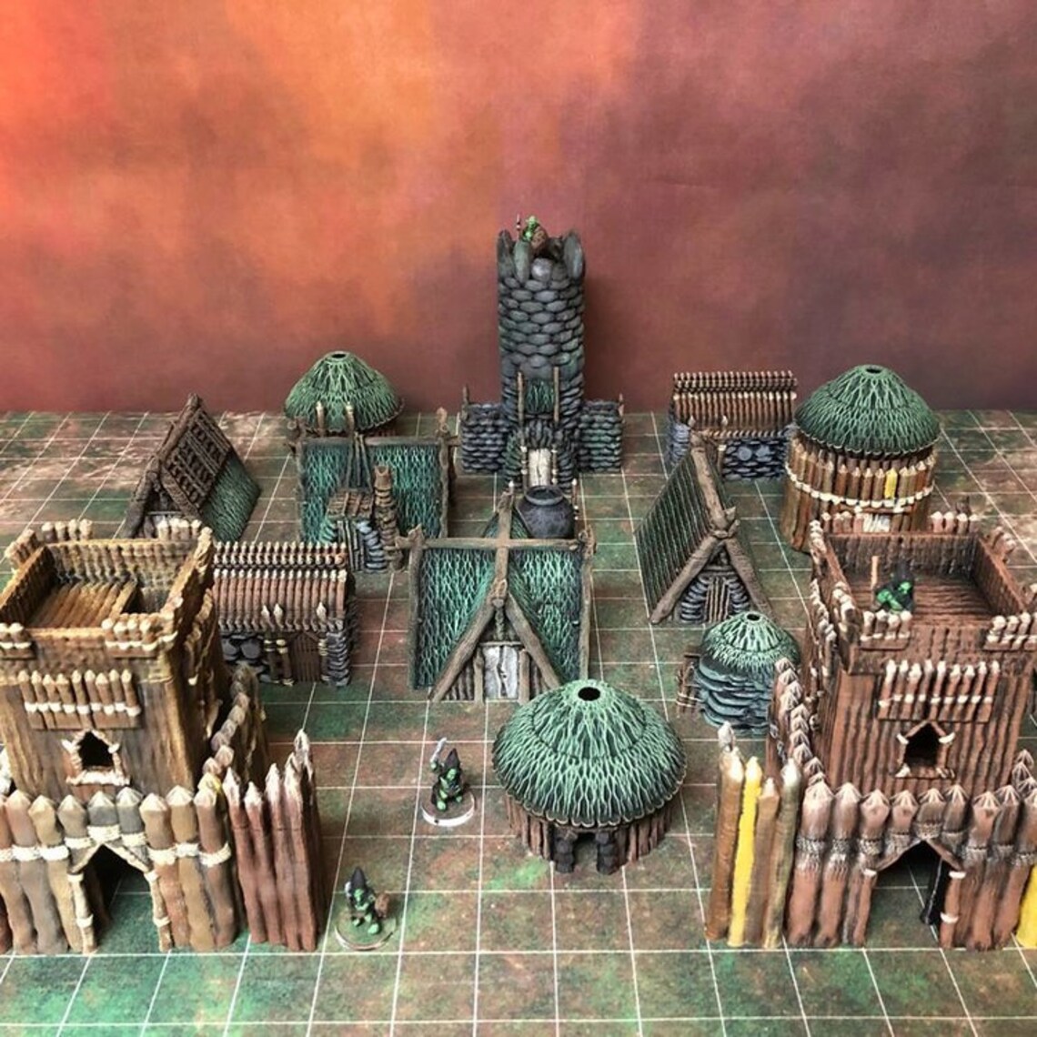 Dnd Goblin Round Hut 28mm Tabletop Fantasy Goblin Village | Etsy