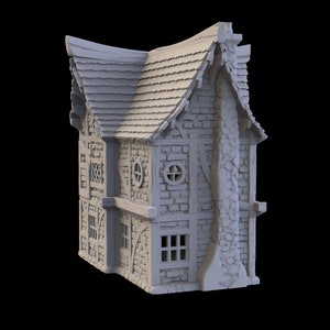 Dnd Medieval Cottage House V2 Two Story Home RPG D&D Dungeons and ...
