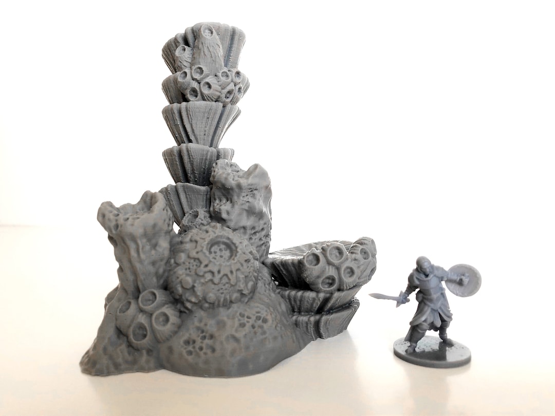 Dnd Large Coral Reef Merfolk Underwater Ocean City Atlantis Tabletop ...