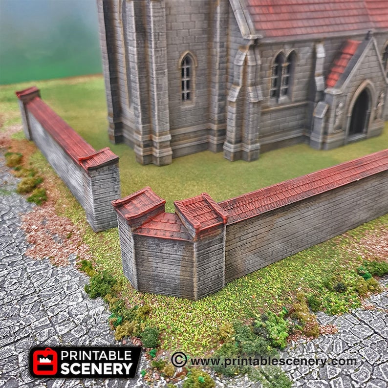 Dnd Ruined Walls for Medieval Church War Ruins I Dungeons and Dragons I ...