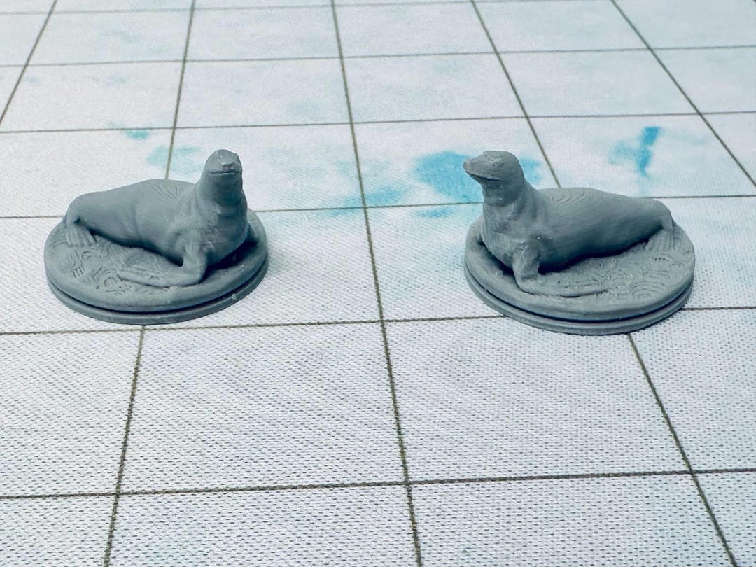 Dnd Seal Sealion Set Arctic Animal Companion Creatures Eskimo Tundra ...