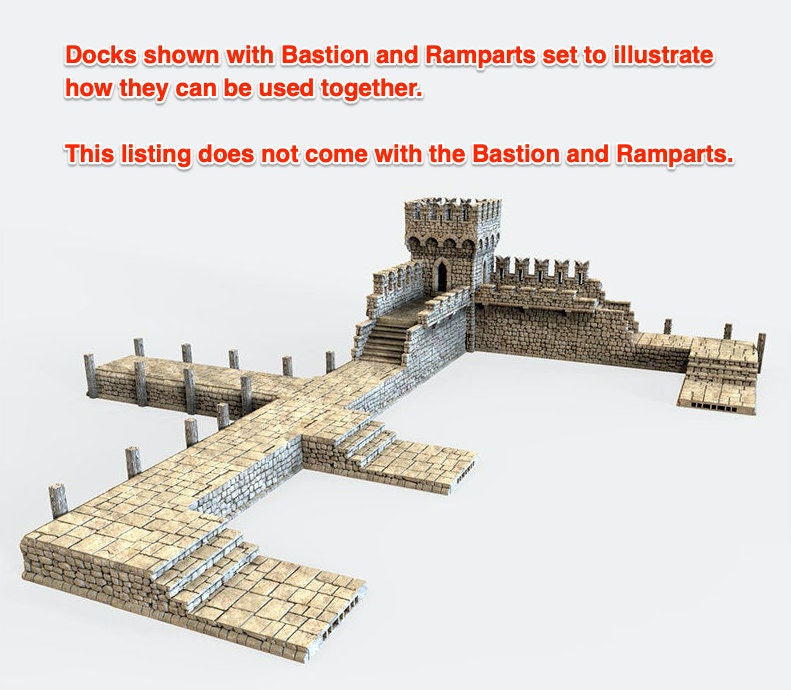 Dnd Ship Docks Seaport Pier Harbor Wharf Port Winterdale Tabletop ...