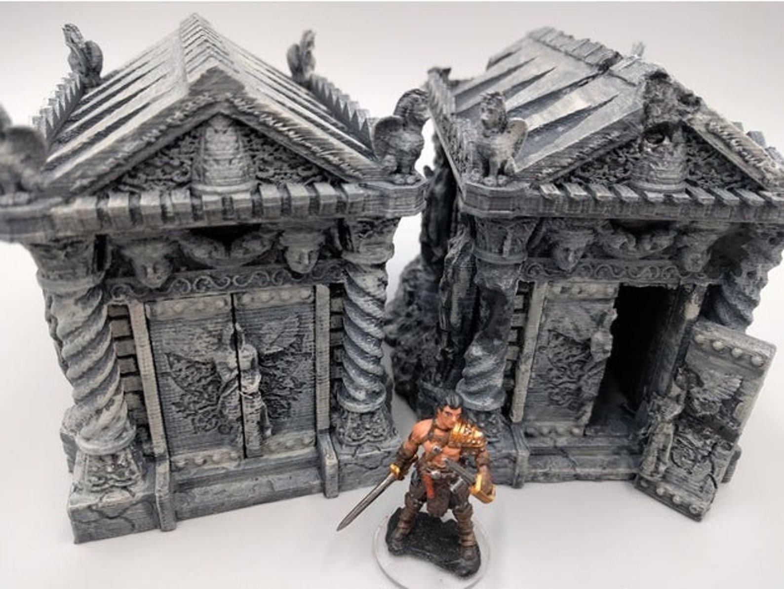 Dnd Tomb Entrance Mausoleum Cemetery Graveyard Burial Grounds - 28mm ...