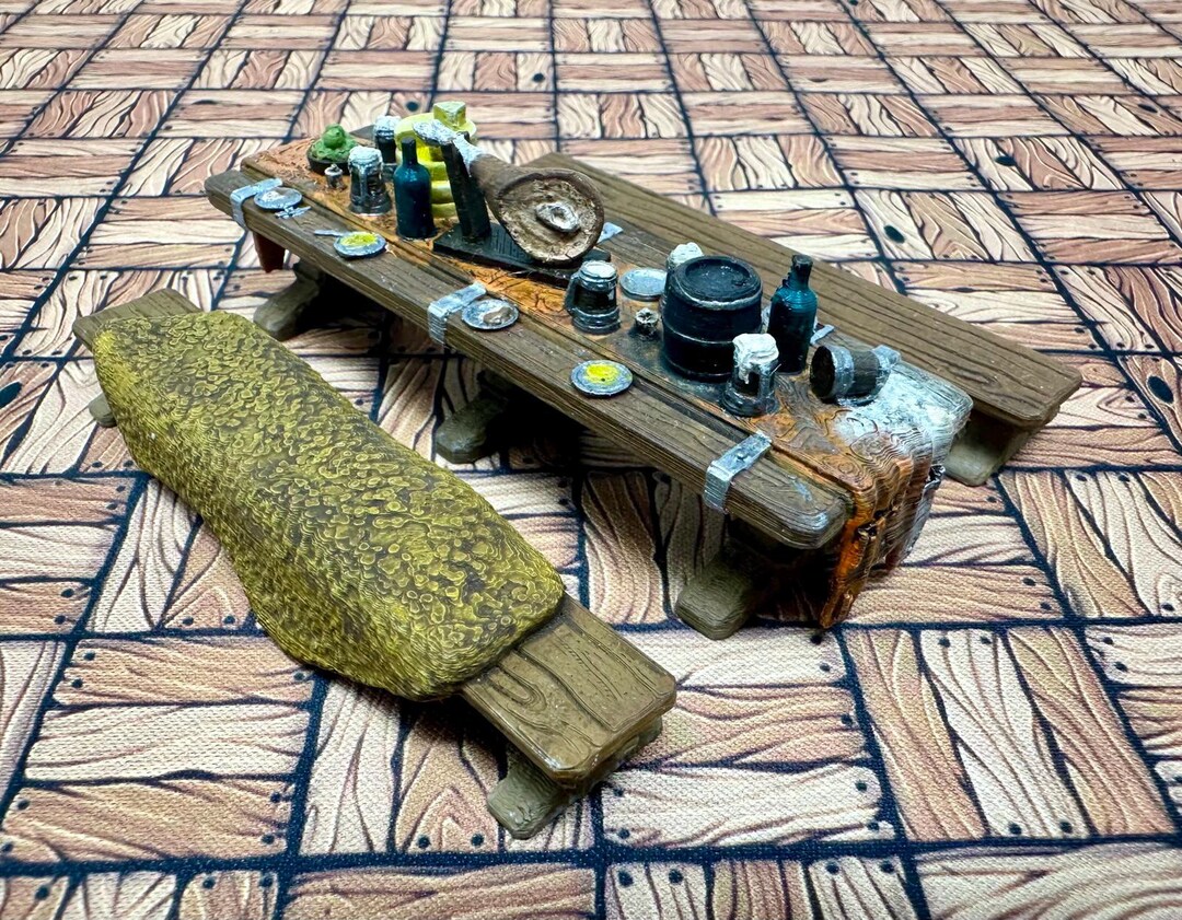 Dnd Banquet Tables for Feast Celebration Medieval Tavern Inn Tabletop ...