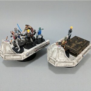 Dnd Sci-fi Cargo Sled Hover Transport Skiff Spaceship Star Wars Legion ...