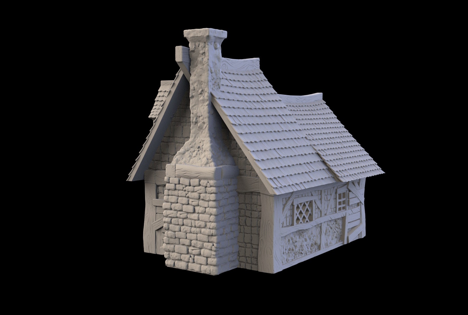 Dnd Medieval Cottage House Single Story Home V1 RPG D&D - Etsy