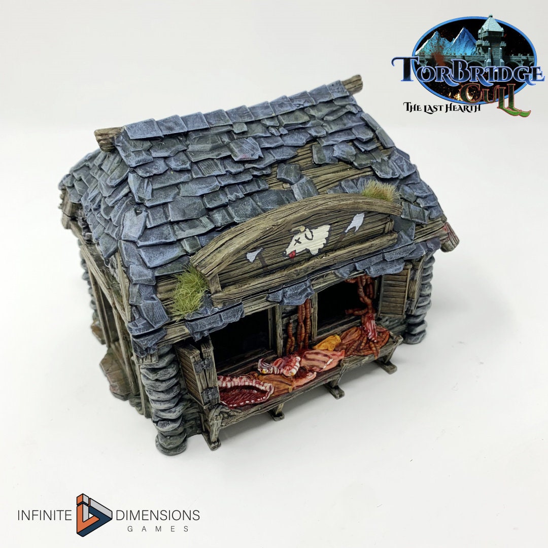 Dnd Butcher Butchery Shop Market Village Town Square Medieval Trade ...