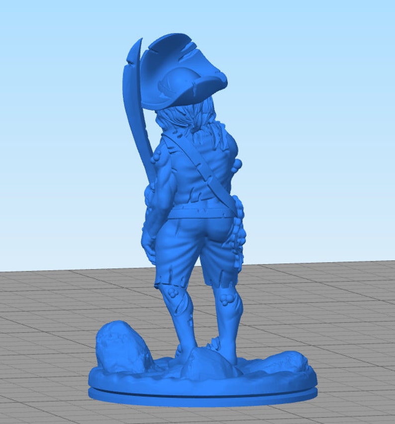 Dnd Pirate Undead Sea Captain 28mm Miniature RPG D&D Dungeons - Etsy