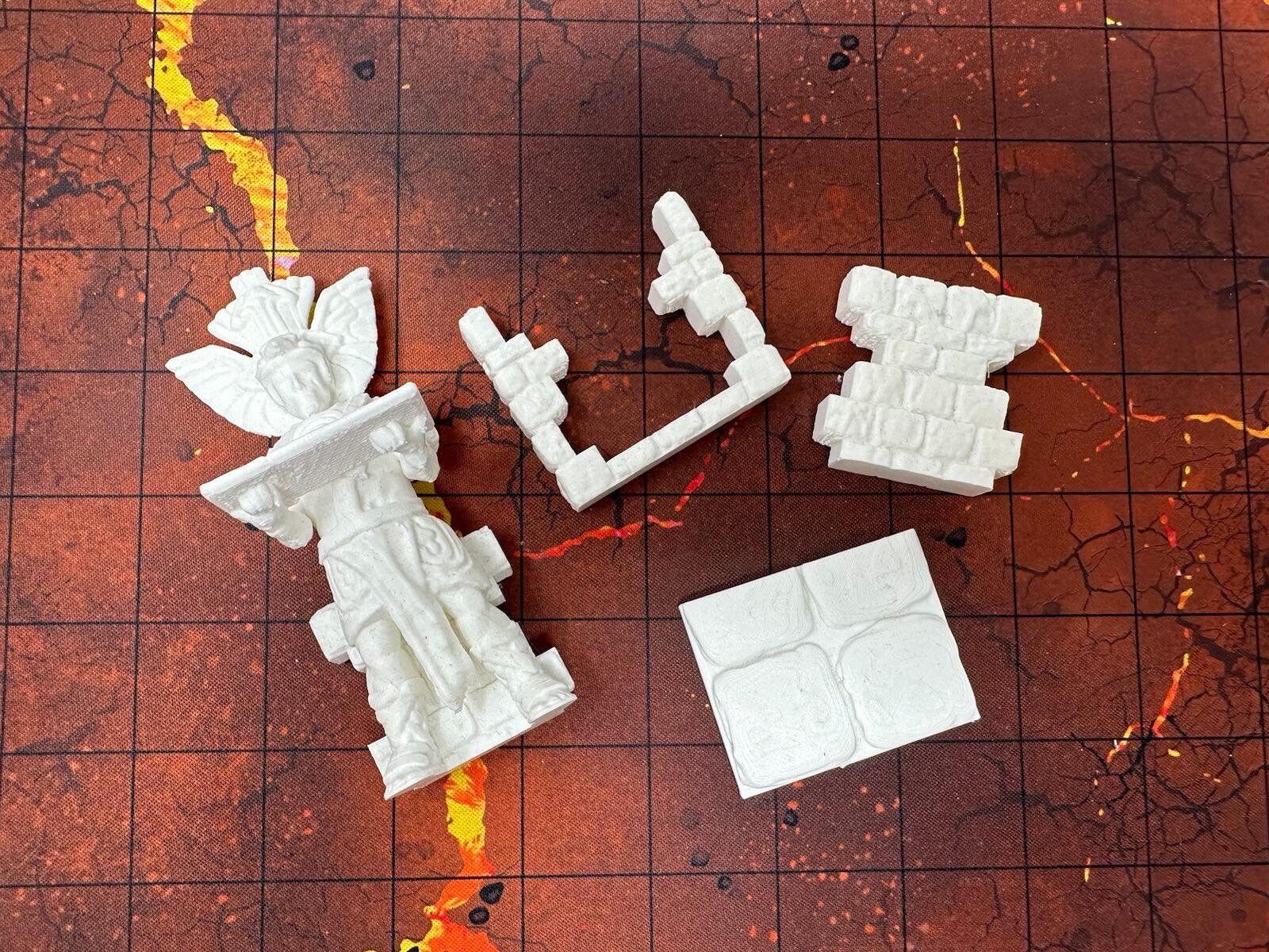Dnd Statue With Secret Door Hidden Room Entrance Temple Treasure ...
