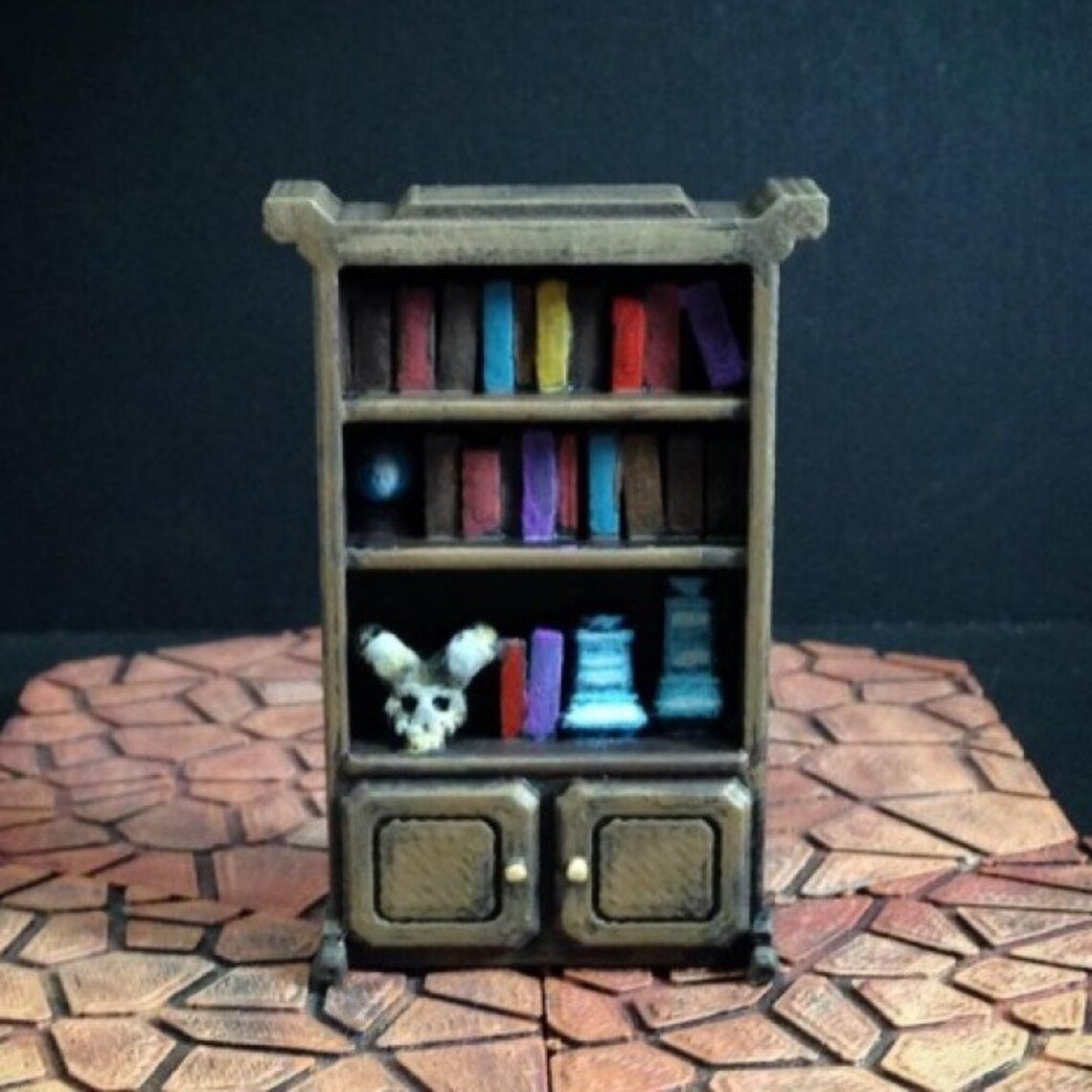 Dnd Wizard Shelf Furnishings Bookcase for Tower - 28mm Tabletop ...