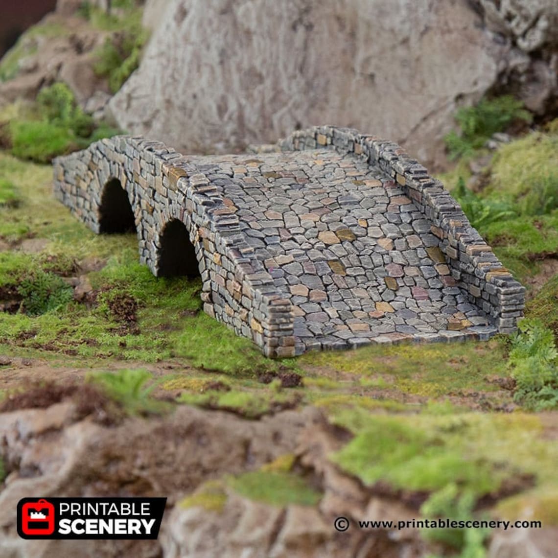 Dnd Stone Bridge From Hagglethorn Waterway Crossing Tabletop Village ...