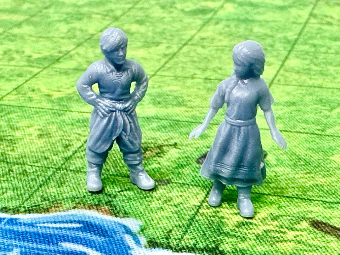 Dnd Child Boy Girl NPC Children Female and Male 28mm RESIN Miniature ...