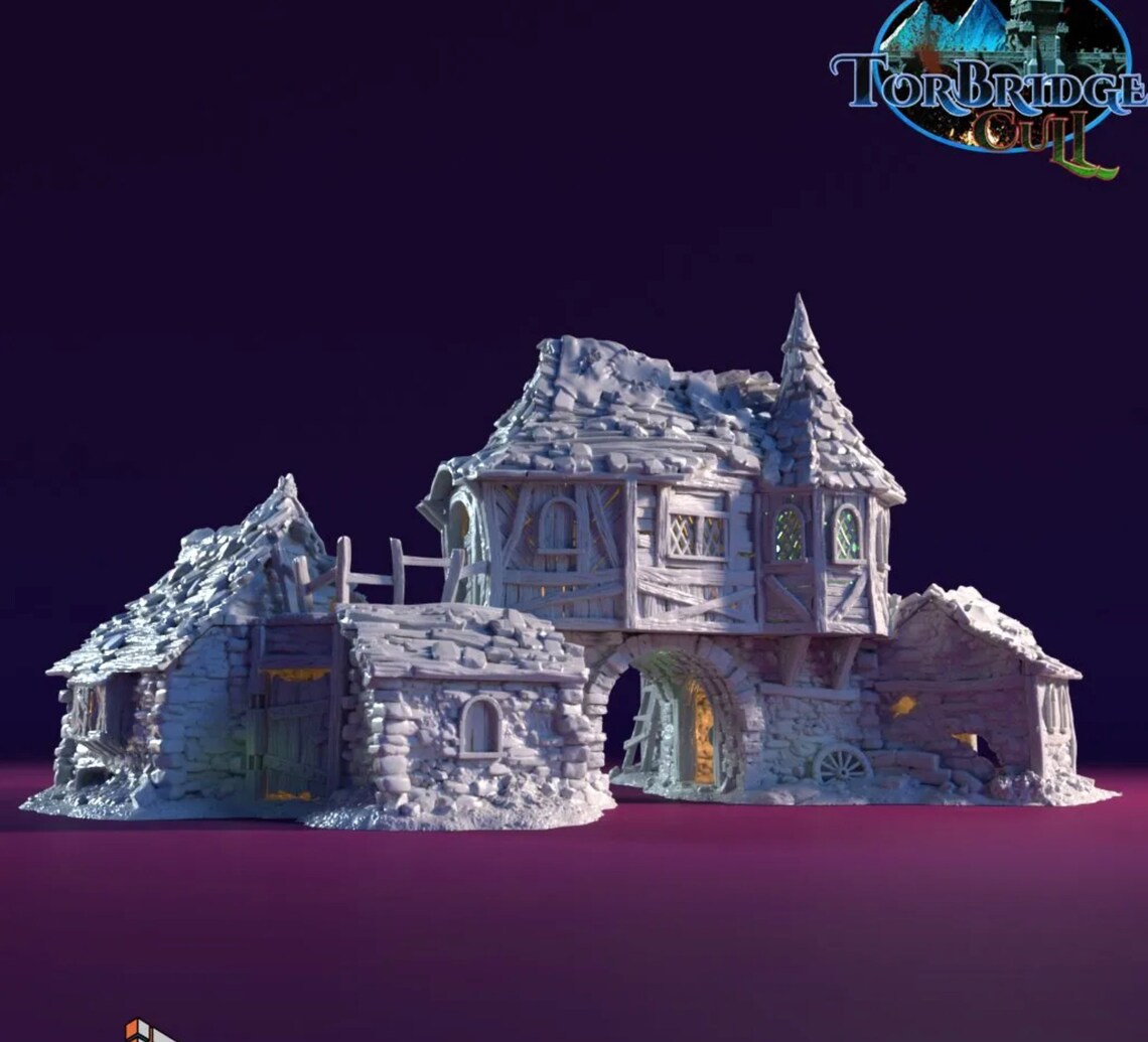 Dnd Slum Tenement A Ghetto Shantytown District Medieval Tabletop ...