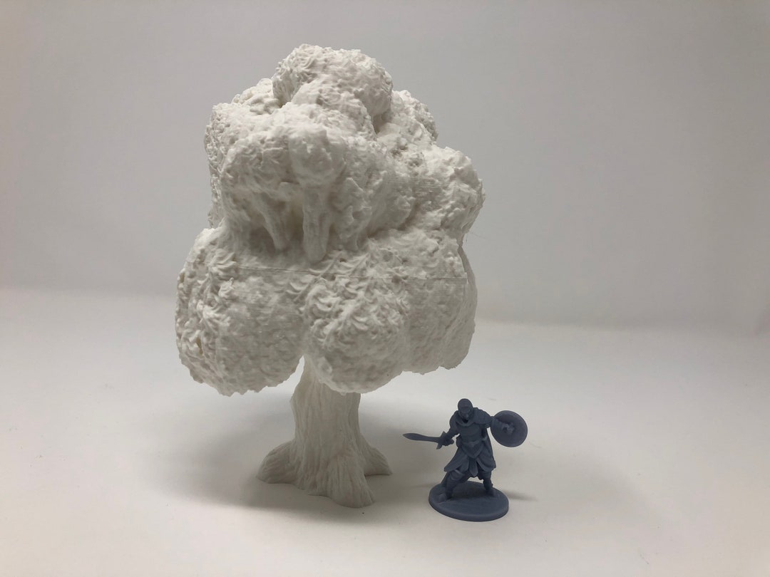 Dnd Large Size Oak Tree Miniature Forest Farm Village Scatter Terrain ...