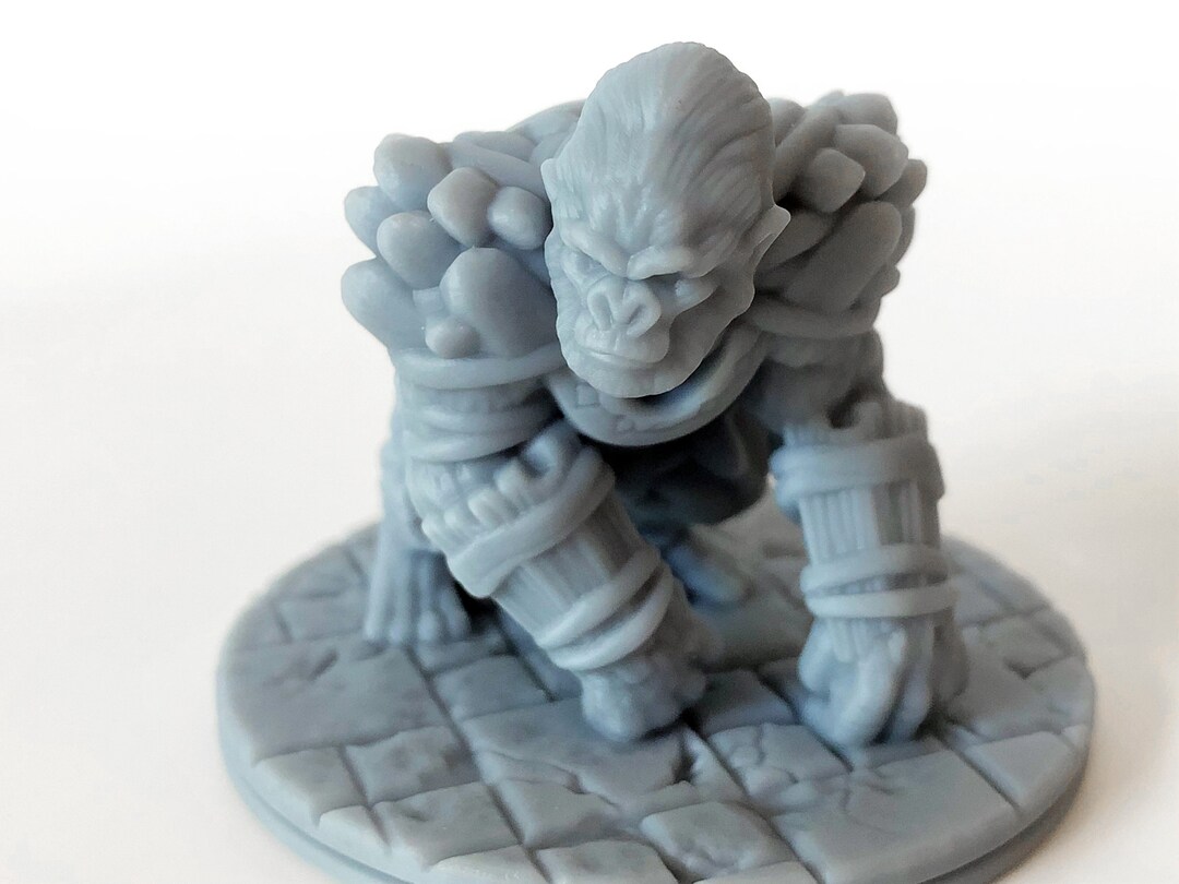 Dnd Armored Gorilla Ape Primate Jungle Wild Beast Miniature Animals RPG ...
