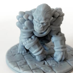 Dnd Armored Gorilla Ape Primate Jungle Wild Beast Miniature Animals RPG ...