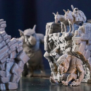 Dnd Large Ruined Bridge River Troll Crossing Village Medieval Scatter ...