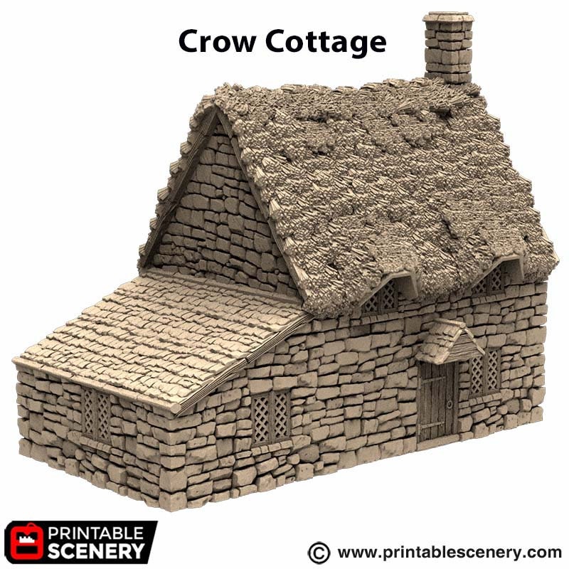 Dnd Crow's Cottage Medieval House From King and Country - Etsy