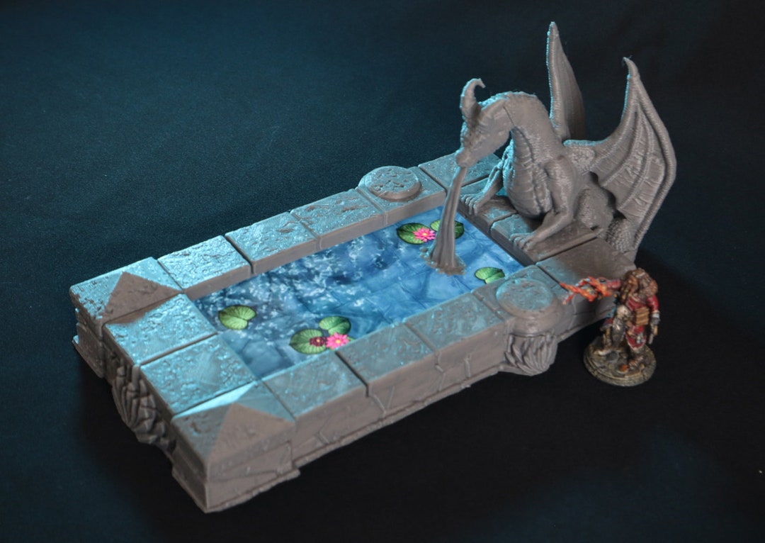 Dnd Dragon's Pond Enchanted Pool Animated Magic Portal Insert PHONE 4 ...