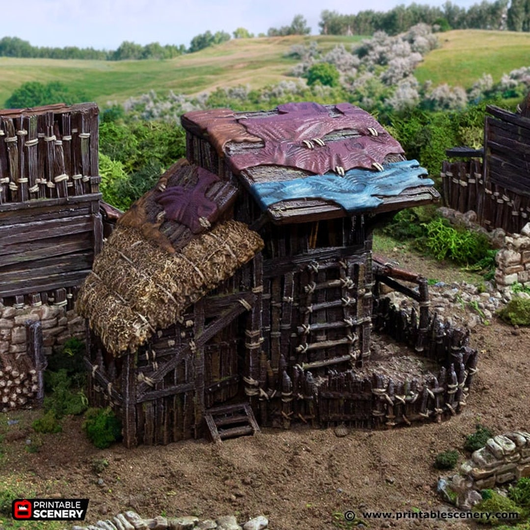 Dnd Large Shanty Shack From King and Country Medieval Slums Village ...