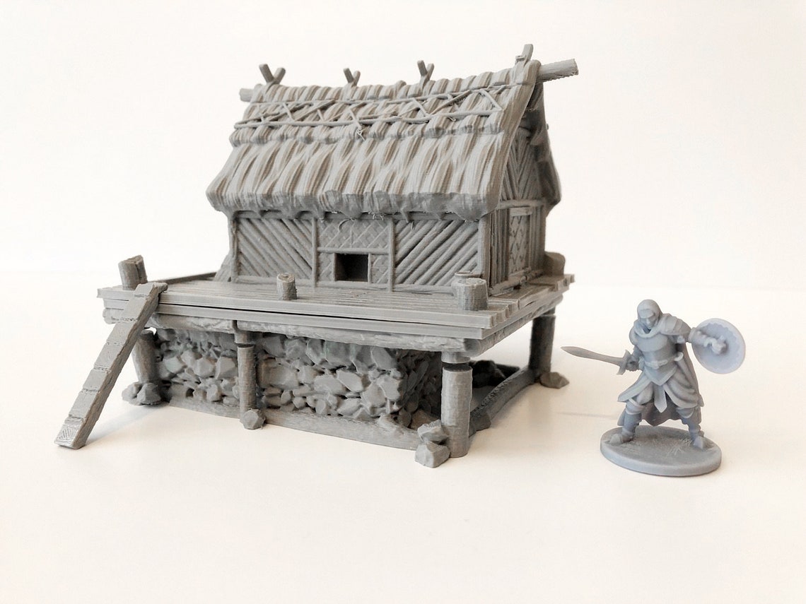 Dnd Chicken Coop Medieval Farm Village Tabletop Terrain Miniature RPG ...