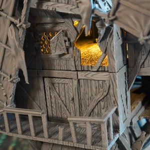 Dnd Haunted Windmill War Ruins City of Tarok Tabletop Scatter Terrain ...