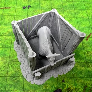 Dnd Small Stable Barn for Horse or Other Farm Animals Storage Shed ...