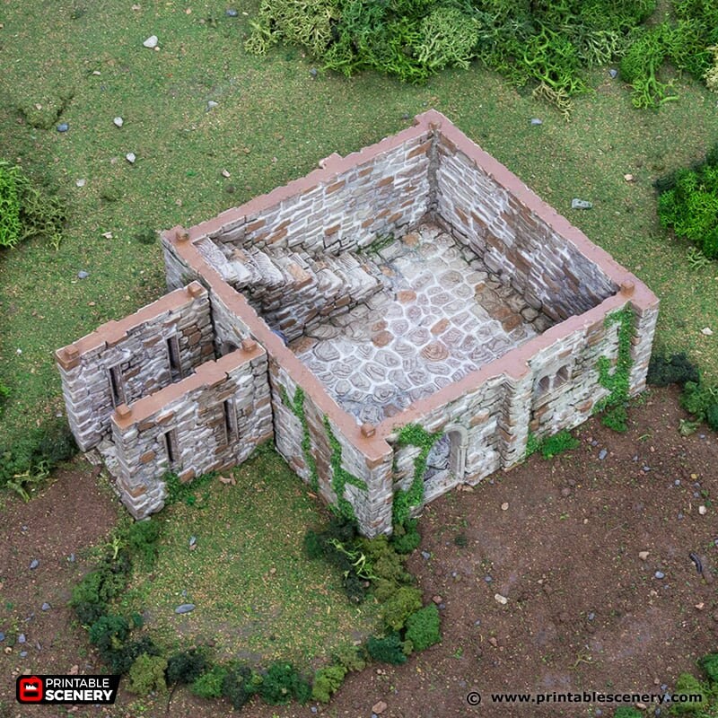 Dnd Norman Square Keep Castle From King and Country Village - Etsy
