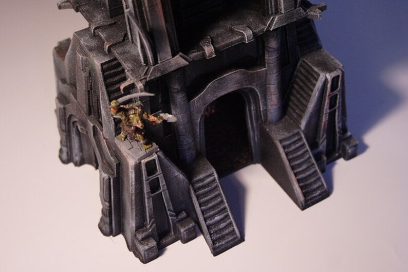 Dnd Iron Tower 28mm Scatter Terrain Medieval Castle Warlock RPG D&D ...