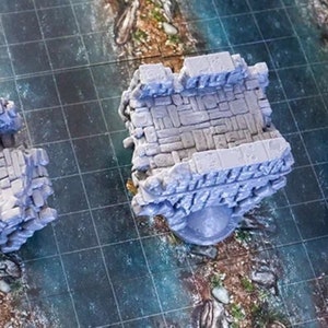 Dnd Large Ruined Bridge River Troll Crossing Village Medieval Scatter ...