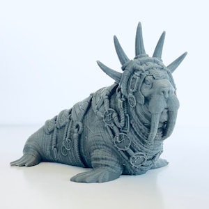 Dnd Walrus God Animal Dieties Nordic Marine Life Arctic Ice - Etsy