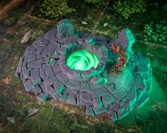 Gloaming Swamp Scatter Lilly Pad and Flowers Dnd Miniature Terrain ...