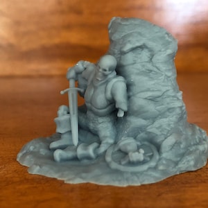 Dnd Resin Long Dead Adventurer NCP Corpse Skeleton Bones Remains ...