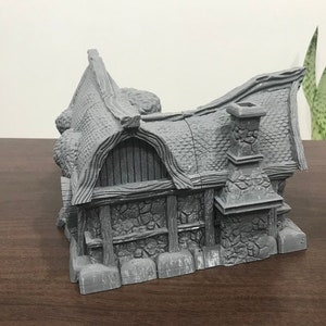 Dnd Forest Cottage Home House - 28mm Tabletop Miniature Village ...