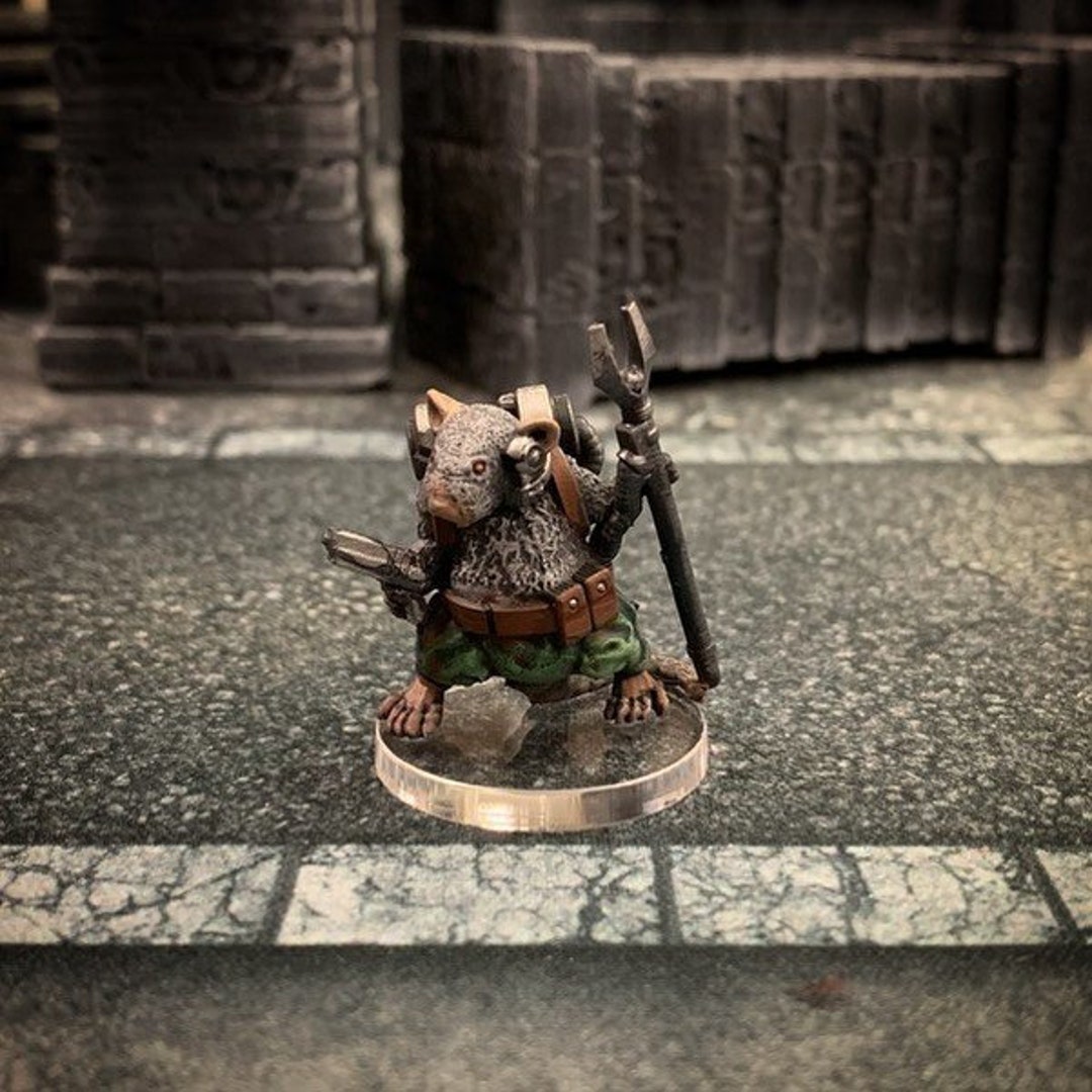 Dnd Ratfolk Pookah Bounty Hunter - Wererat Rat RPG D&D Dungeons and ...