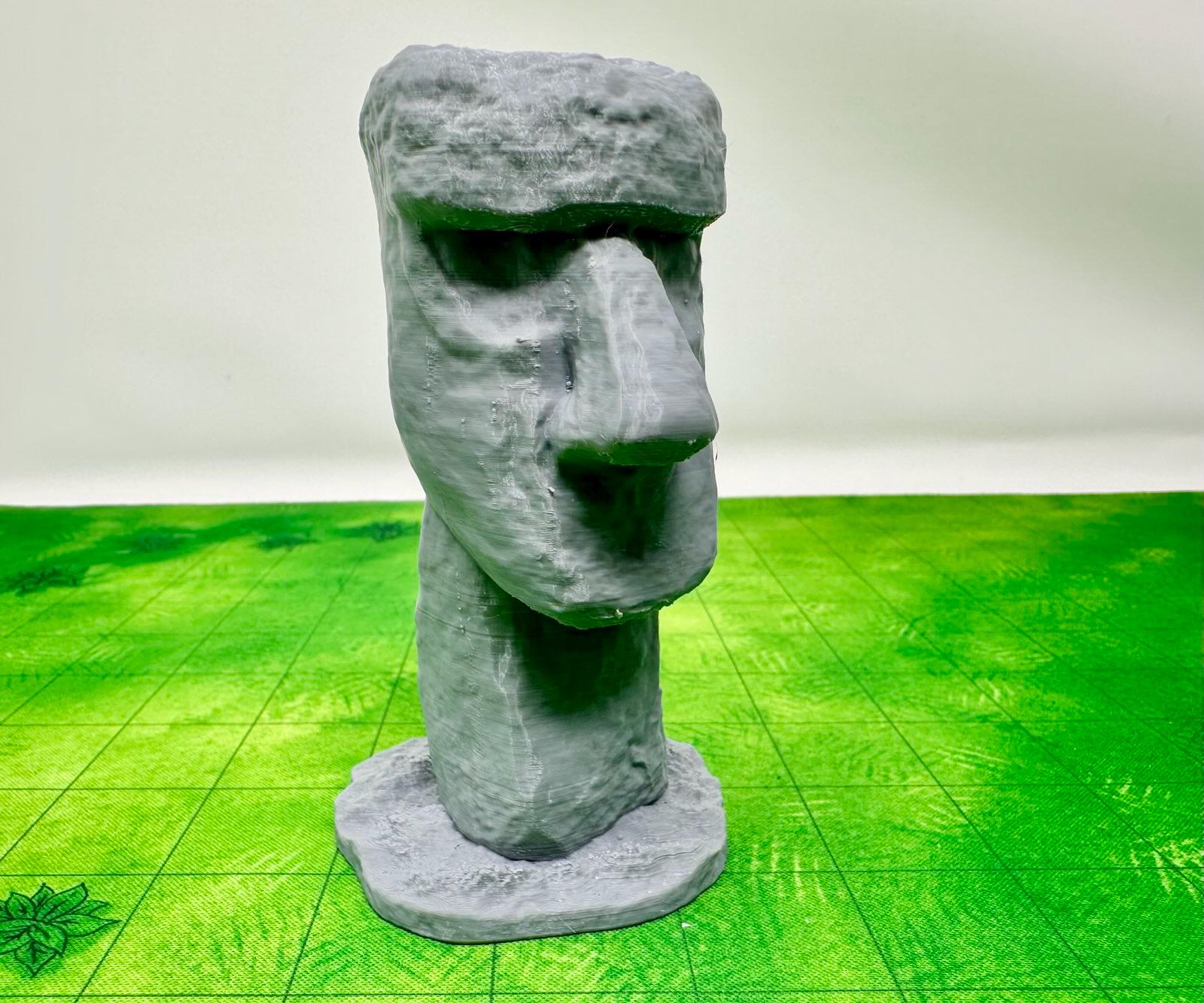 Dnd Golem Rock Statue Easter Island Moai Monolithic Miniature Bum Bum ...