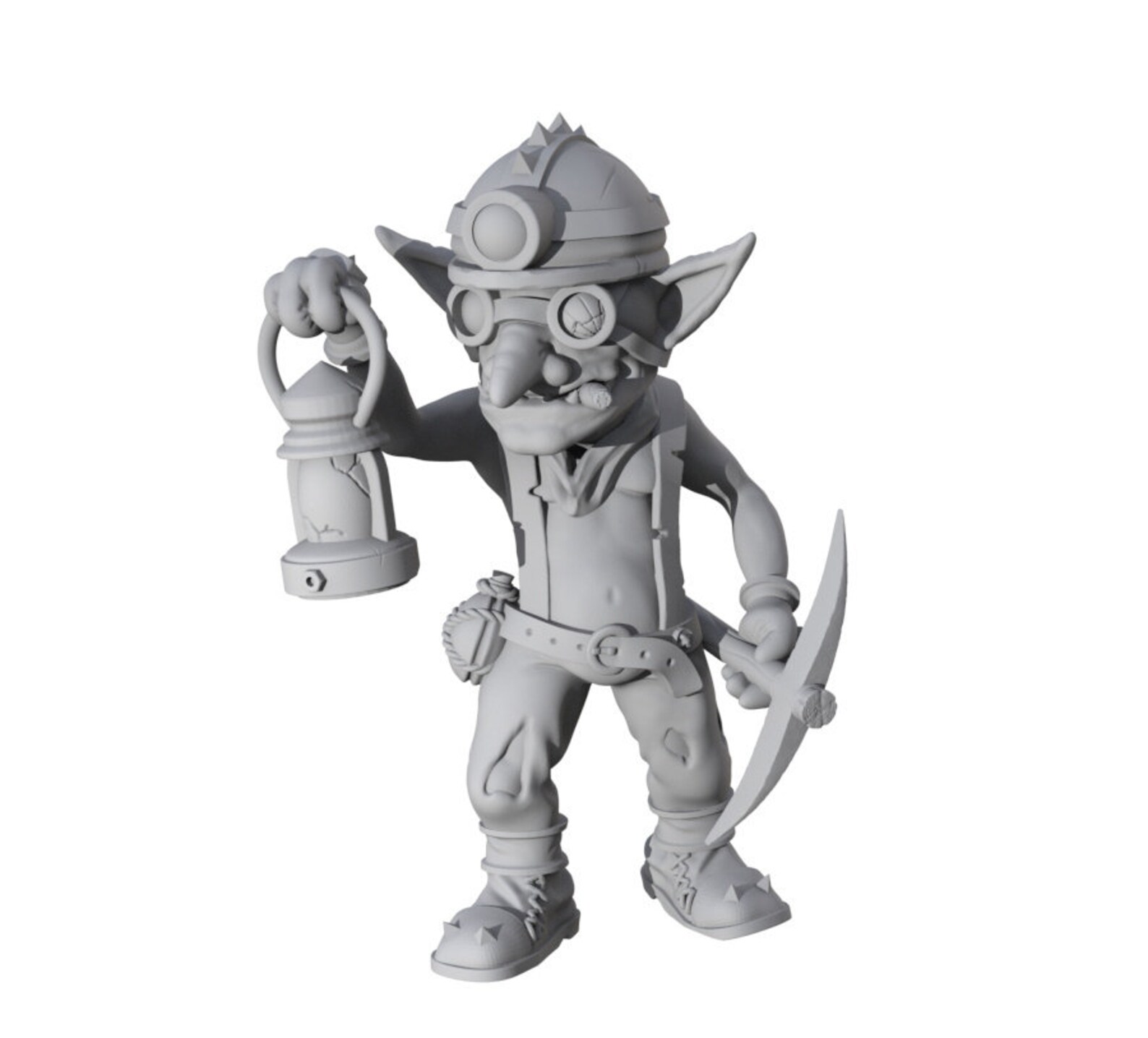 Dnd Goblin Miner Male Goblin Mines 28mm RESIN Miniature - Etsy